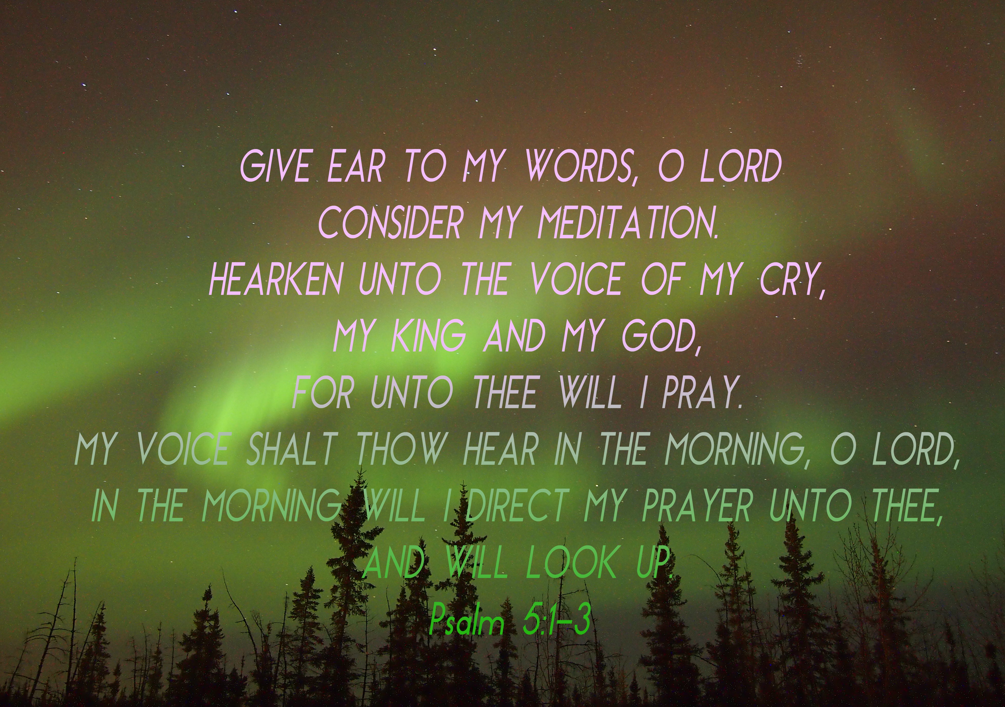 Psalm 5 1 3 Aurora Borealis Notifications
